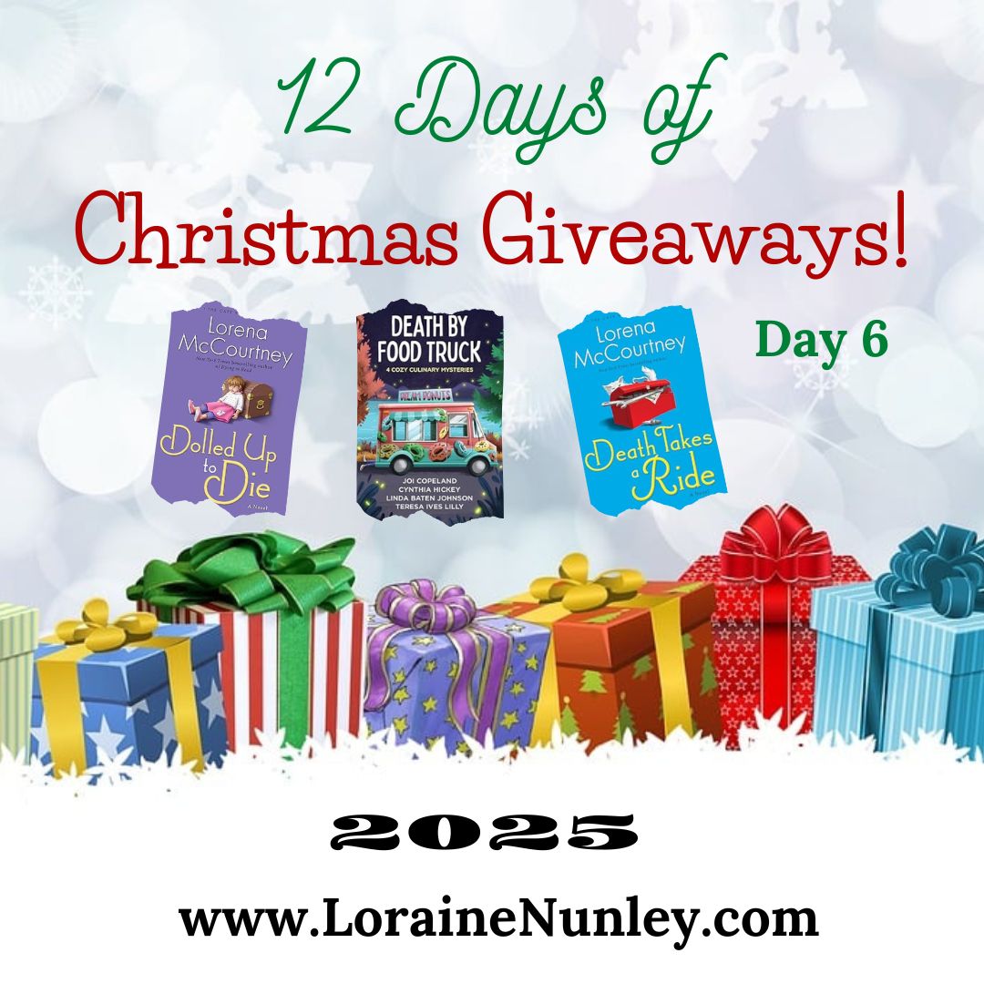 12 Days of Christmas Giveaways 2025 – Day 6 – Loraine Nunley, Author